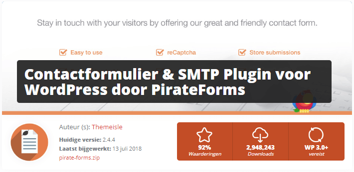 5 Beste Contact Form Plugins voor WordPress vergeleken - Dubbel & Dwars Online Oplossingen
